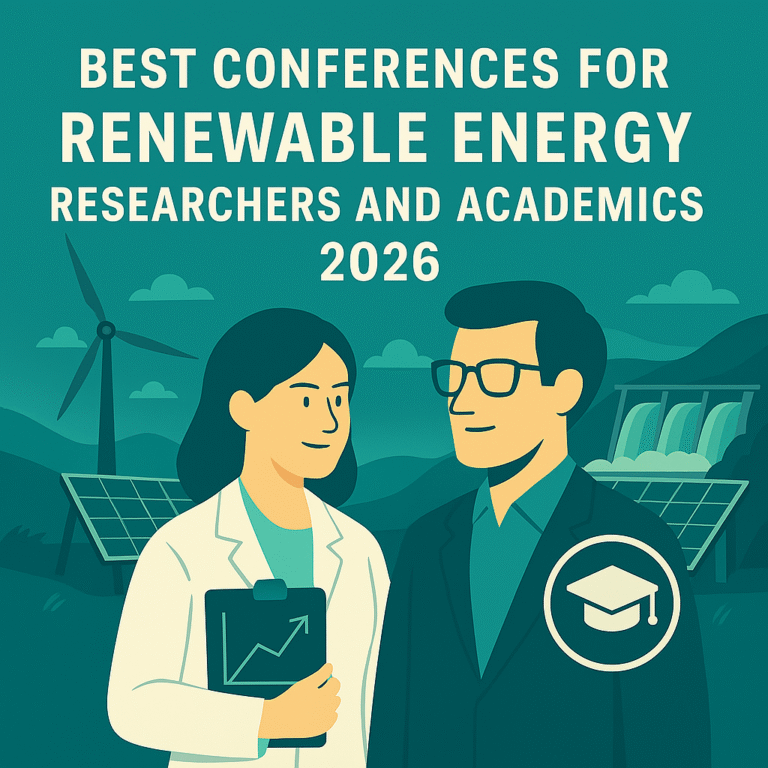 Best Conferences for Renewable Energy Researchers and Academics – 2026 ...